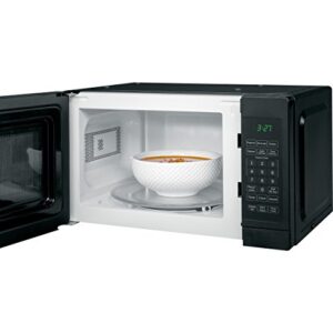 GE Countertop Microwave Oven | 0.7 Cubic Feet Capacity, 700 Watts | Kitchen Essentials for the Countertop | Black