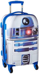 american tourister star wars hardside luggage with spinner wheels, r2d2, carry-on 21-inch