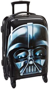 american tourister star wars hardside luggage with spinner wheels, darth vader, carry-on 21-inch