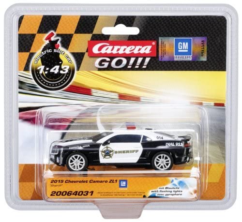 Carrera GO 64031 Chevrolet Camarao ZL1 Sherrif Slot Car Racing Vehicle