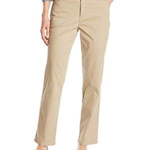 Lee Women's Relaxed Fit All Day Straight Leg Pant Flax 14