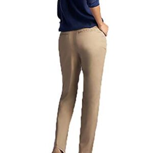 Lee Women's Relaxed Fit All Day Straight Leg Pant Flax 14