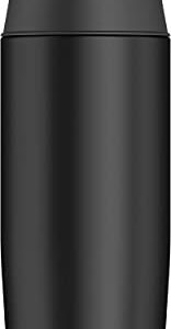 Thermos 18 Ounce Vacuum Insulated Cold Cup with Straw, Black