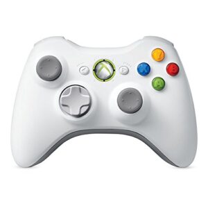 xbox 360 wireless controller - white (renewed) for pc