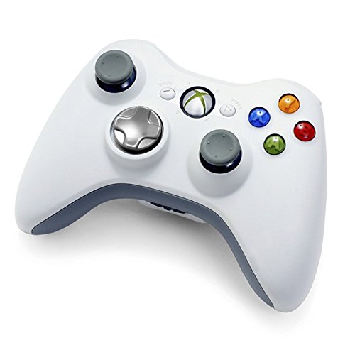 Xbox 360 Wireless Controller - White (Renewed) for PC