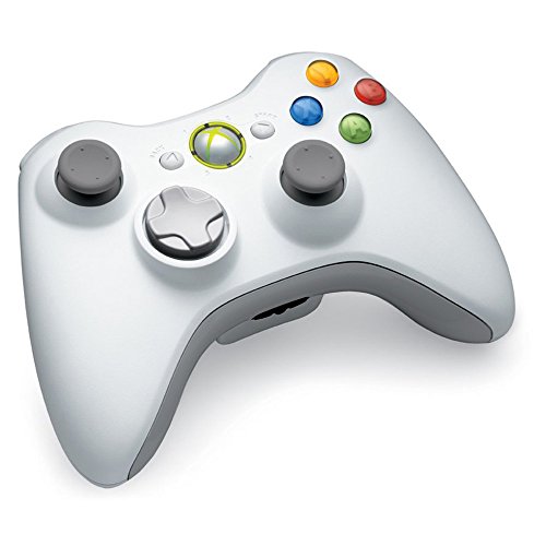 Xbox 360 Wireless Controller - White (Renewed) for PC