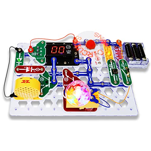 Snap Circuits “Arcade”, Electronics Exploration Kit, Stem Activities for Ages 8+, Full Color Project Manual (SCA-200)