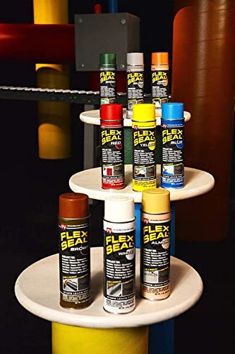 Flex Seal, 14 oz, 2-Pack, Green, Stop Leaks Instantly, Waterproof Rubber Spray On Sealant Coating, Perfect for Gutters, Wood, RV, Campers, Roof Repair, Skylights, Windows, and More