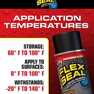 Flex Seal, 14 oz, 2-Pack, Green, Stop Leaks Instantly, Waterproof Rubber Spray On Sealant Coating, Perfect for Gutters, Wood, RV, Campers, Roof Repair, Skylights, Windows, and More