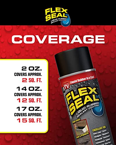 Flex Seal, 14 oz, 2-Pack, Green, Stop Leaks Instantly, Waterproof Rubber Spray On Sealant Coating, Perfect for Gutters, Wood, RV, Campers, Roof Repair, Skylights, Windows, and More