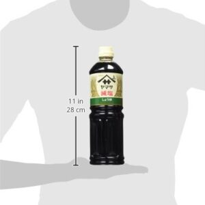 Yamasa Low Sodium Soy Sauce, Reduced Salt Japanese Shoyu | 34 Fluid Ounce | Preservative Free