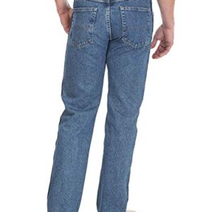 Wrangler Authentics Men's Classic 5-Pocket Regular Fit Cotton Jean, Stonewash Mid, 34W x 32L