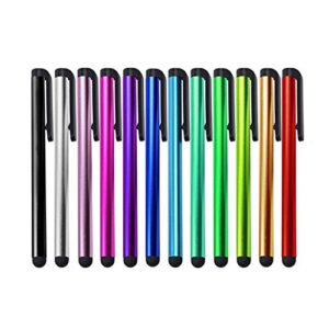 stylus pens for touch screens, 10 pack premium 4.1 inch metal universal capacitive stylus for iphone, samsung, ipad, ipod, kindle tablet and all touch screen devices