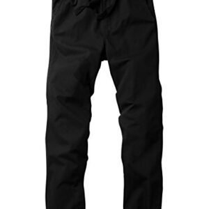 Match Men's Loose Fit Chino Washed Jogger Pant (36, 6535 Black)