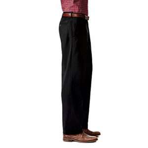 Dockers Men's Relaxed Fit Comfort Khaki Pants, Black Metal, 44W x 30L