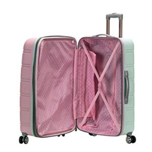 Rockland Melbourne Hardside Expandable Spinner Wheel Luggage, Mint, 2-Piece Set (20/28)