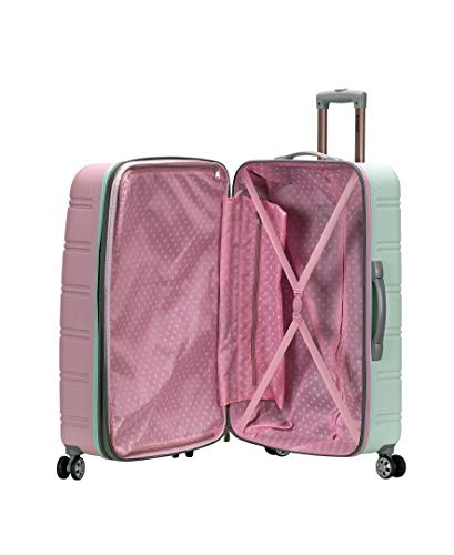 Rockland Melbourne Hardside Expandable Spinner Wheel Luggage, Mint, 2-Piece Set (20/28)