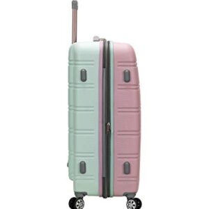 Rockland Melbourne Hardside Expandable Spinner Wheel Luggage, Mint, 2-Piece Set (20/28)