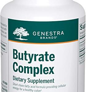 Genestra Brands Butyrate Complex | Butyric Acid from Calcium/Magnesium Butyrate | 90 Capsules