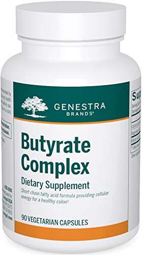 Genestra Brands Butyrate Complex | Butyric Acid from Calcium/Magnesium Butyrate | 90 Capsules