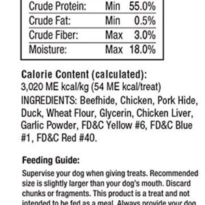 Good'n'Fun Triple Flavored Rawhide Kabobs for Dogs, Treat Your Dog 12-Ounce | 18 Count