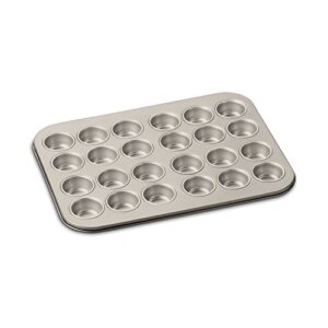 cuisinart chef's classic non-stick 24-cup mini muffin pan-bronze