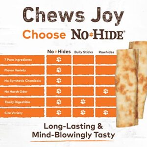 EARTH ANIMAL No Hide Small Chicken Flavored Natural Rawhide Free Dog Chews Long Lasting Dog Chews | Dog Treats for Small Dogs | Great Dog Chews for Aggressive Chewers (1 Pack)