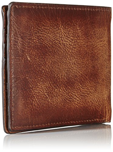 Fossil Men's Derrick Leather Slim Minimalist Bifold Front Pocket Wallet, Brown, (Model: ML3709200)