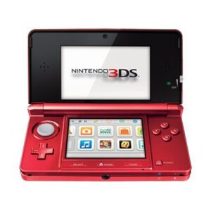 nintendo 3ds handheld system - flame red (renewed)