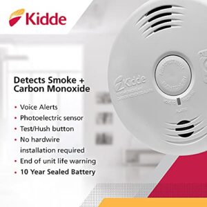 Kidde 21026065 Smoke & Carbon Monoxide Alarm with Voice Warning