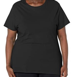 Just My Size Plus-Size Pure Cotton Jersey T-Shirt, Wide Classic Crewneck Tee for Women