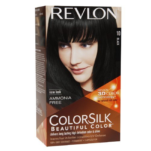 Revlon Colorsilk Beautiful Color, Black 10 1 ea (Pack of 2)