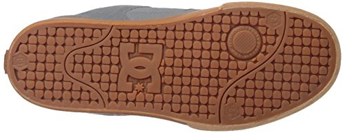 DC Men's Pure Low Top Casual Skate Shoe, Grey/Gum, 11 M US