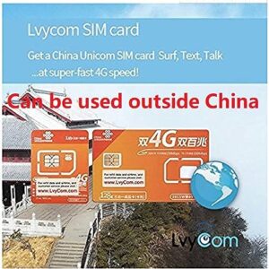 China SIM Card 90days 30GB(or 20GB GB)/m+ 300(or 400ŀ) mins Local Calls or (or 400ŀ) Local Texts, China Local #, Free Incoming Calls and Texts! Activation Outside China!