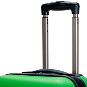 Rockland Melbourne Hardside Expandable Spinner Wheel Luggage, Green, Carry-On 20-Inch