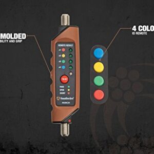 Southwire M500CX4 Coax Continuity Tester/Mapper; Durable Design; Auto Power-Off; Double-Molded Housing; Easy-to-Understand LED Display; Includes 4 Color-Coded ID Remotes