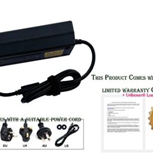 UpBright New Global 4-Pin 20V 6A 120W AC/DC Adapter Compatible with Alienware Area-51m EA11203 EA112 Power Supply Cord Cable PS Charger Mains PSU (with 4 Prong Connector)