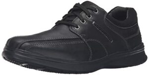 clarks men's cotrell walk oxford, black, 9.5 d - medium