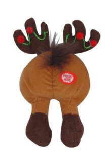 tootin tushies farting reindeer ornament