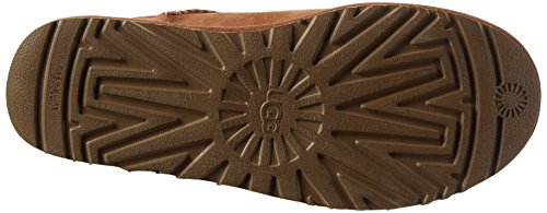 UGG Women's Bailey Button Triplet II Winter Boot, Chestnut, 9 B US