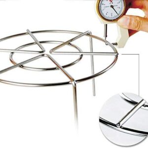 Steam Rack,Steaming Rack Stand,Steamer Basket,Heavy Duty Stainless Steel Metal Multi-function By Meleg Otthon (5.9" Diameter X2.7"High)