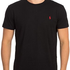 Polo Ralph Lauren Men's Pony Logo Crew Neck T-Shirt, Rl Black, Large