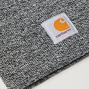 Carhartt Men's Knit Cuffed Beanie, Black/White, One Size