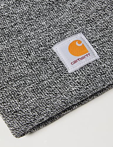 Carhartt Men's Knit Cuffed Beanie, Black/White, One Size