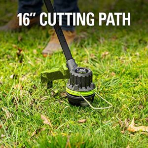 Greenworks 40V 14 inch Brushless Cordless String Trimmer, 2Ah Battery and Charger Included ST40L210