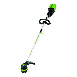 greenworks pro 16-inch 80v cordless string trimmer, battery not included st80l00, multicolor