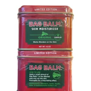 Bag Balm - 4 Ounce Tins - 2 Pack