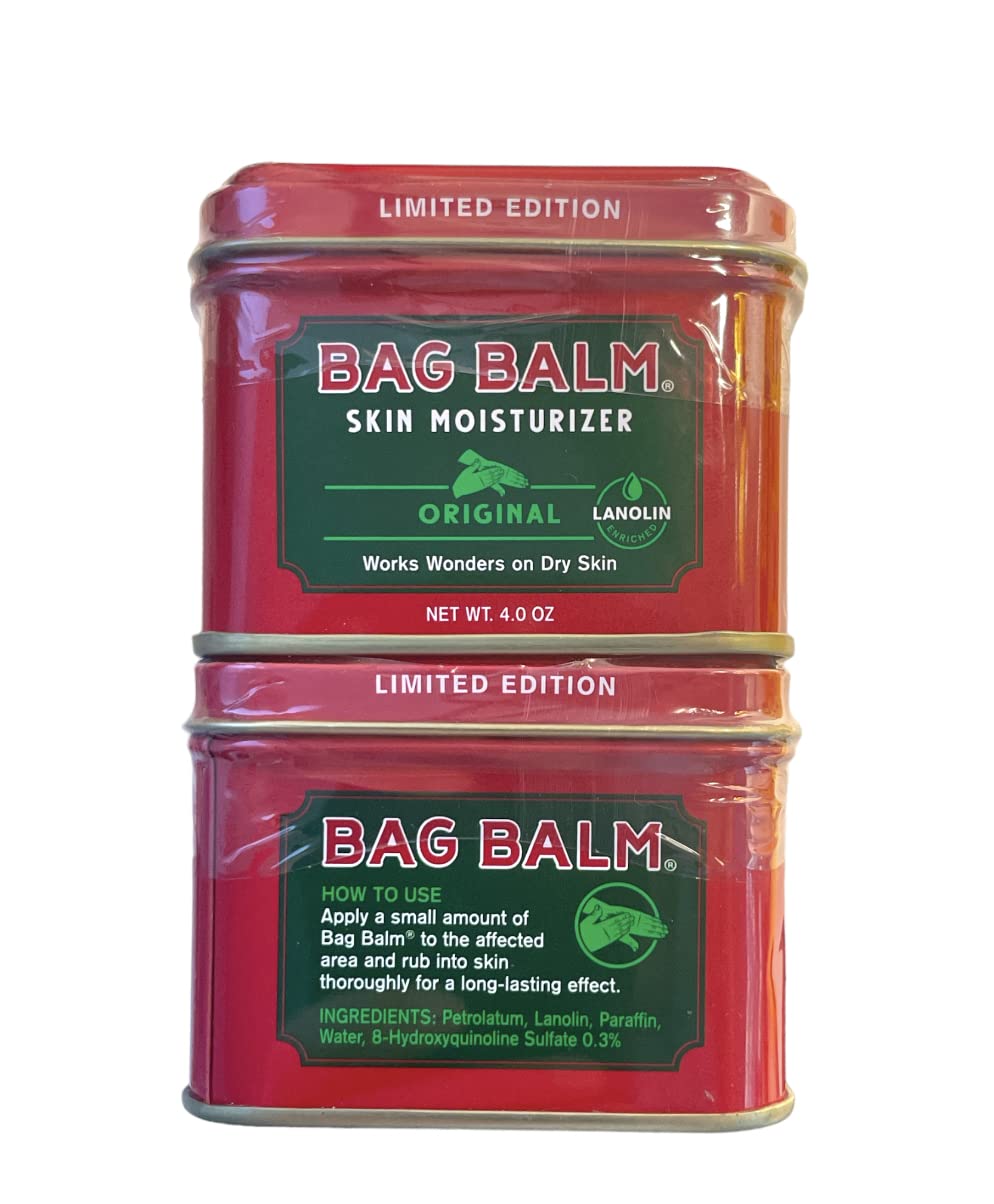 Bag Balm - 4 Ounce Tins - 2 Pack