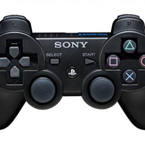 Playstation 3 Dualshock 3 Wireless Controller (Black) (Renewed)