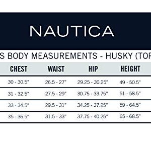 Nautica Boys' School Uniform Short Sleeve Polo Shirt, Button Closure, Moisture Wicking Performance Material, Light Blue, 14-16